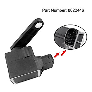 LVTFCO Car Headlight Level Body Height Sensor 8622446 30645605 30782822 Fit for Volvo S60 S80 V70 Xc 2001 2002 2003 2004 2005-2007