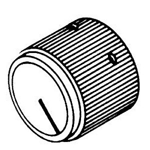 Dimmer/Sensitivity Knob for Pelton & Crane, Ney-Porcelain Ovens BUK042