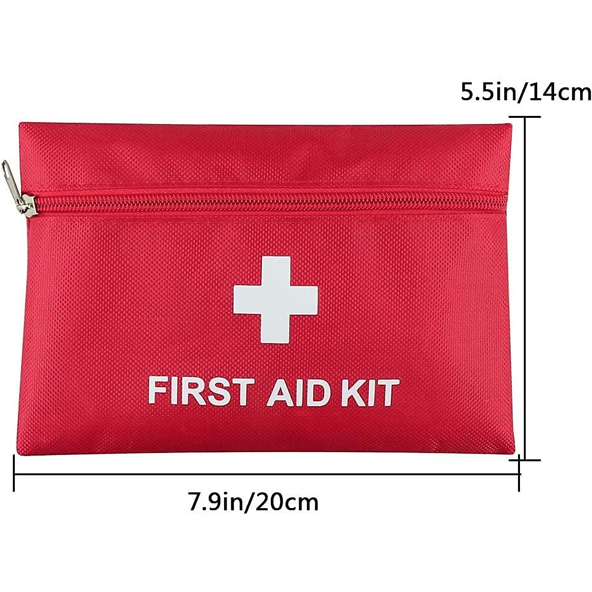 AOUTACC 12 Pack Mini First Aid Kit Empty Bag, Travel Empty First Aid Kit Pouch Bag for Emergency at Home, Office, Car, Outdoors, Boat, Camping, Hiking(Bag Only)