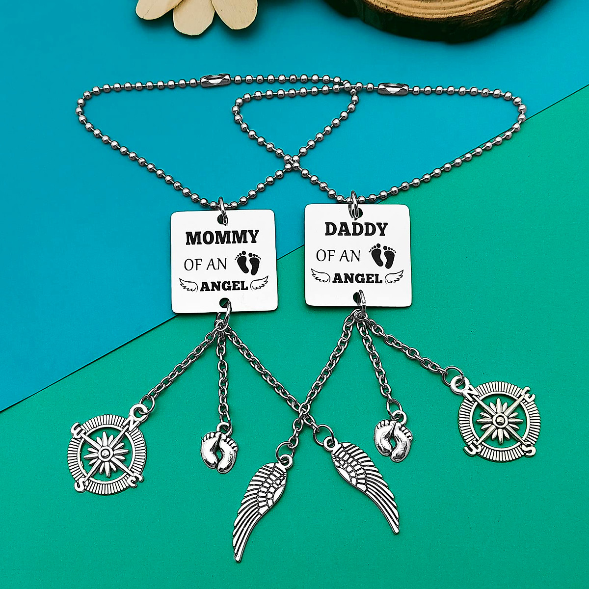 Loss Memorial Gifts Rearview Mirror Hanging Ornament Loss of Baby Sympathy Gift Loss of Child Miscarriage Keepsake in Memory of Infant Pregnancy Infant Loss Car Ornament Interior Accessories Set