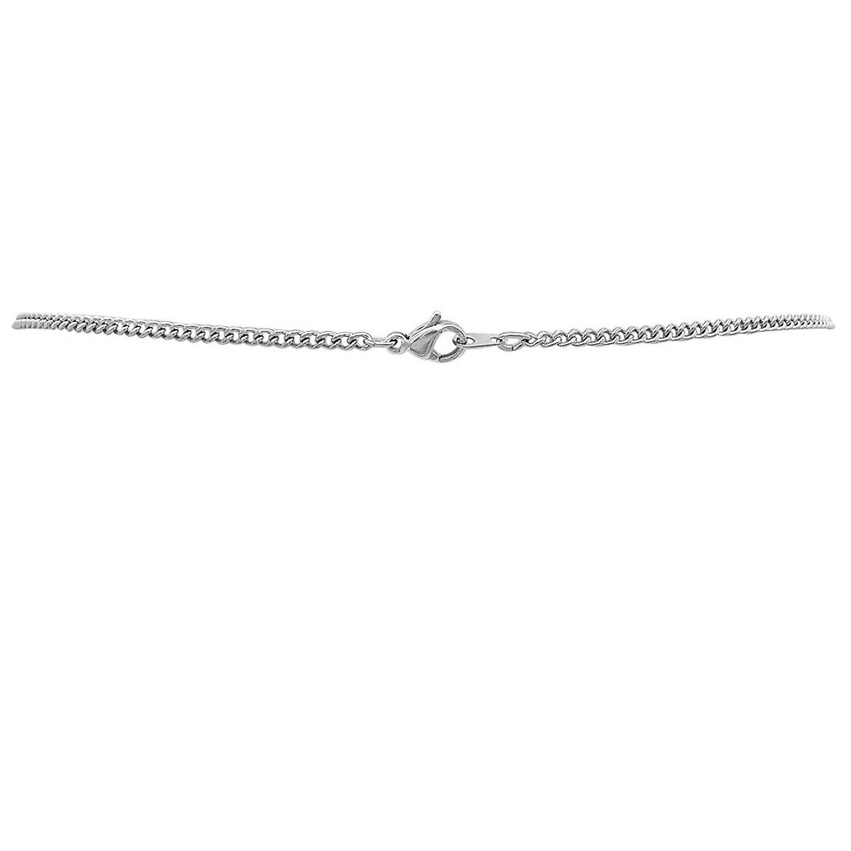 Rosemarie Collections Small Religious Four Way Cross Pendant Necklace 18"