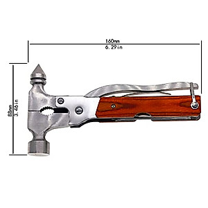 whiteeeen Mulit Tools Escape 16 in 1 Multitool Camping Gear Emergency Survival