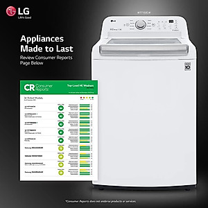 5.0 cu. ft. Mega Capacity Top Load Washer with TurboDrum™ Technology