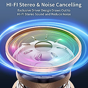 Neckband Bluetooth Headphones, Retractable Neckband Headset Wireless with Sweatproof High Volume Earbuds Call Vibrate Alert Earphones with Mic Work with iPhone, iPad, Android, Samsung (Rose)