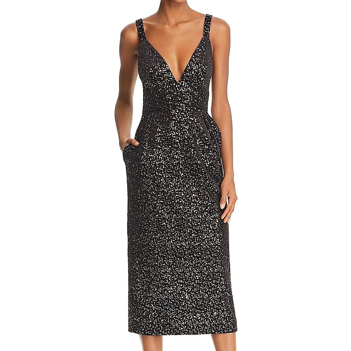 JILL by JILLSTUART Women's Sequin and Velvet Midi