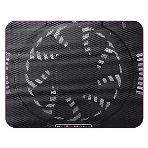 Cooler Master NotePal X-Slim Ultra-Slim Laptop Cooling Pad with 160mm Fan (R9-NBC-XSLI-GP),Black X-Slim