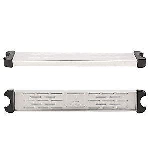 Restokki Swimming Pool Ladder Pedal, Stainless Steel & ABS, Anti-Slip, Silver