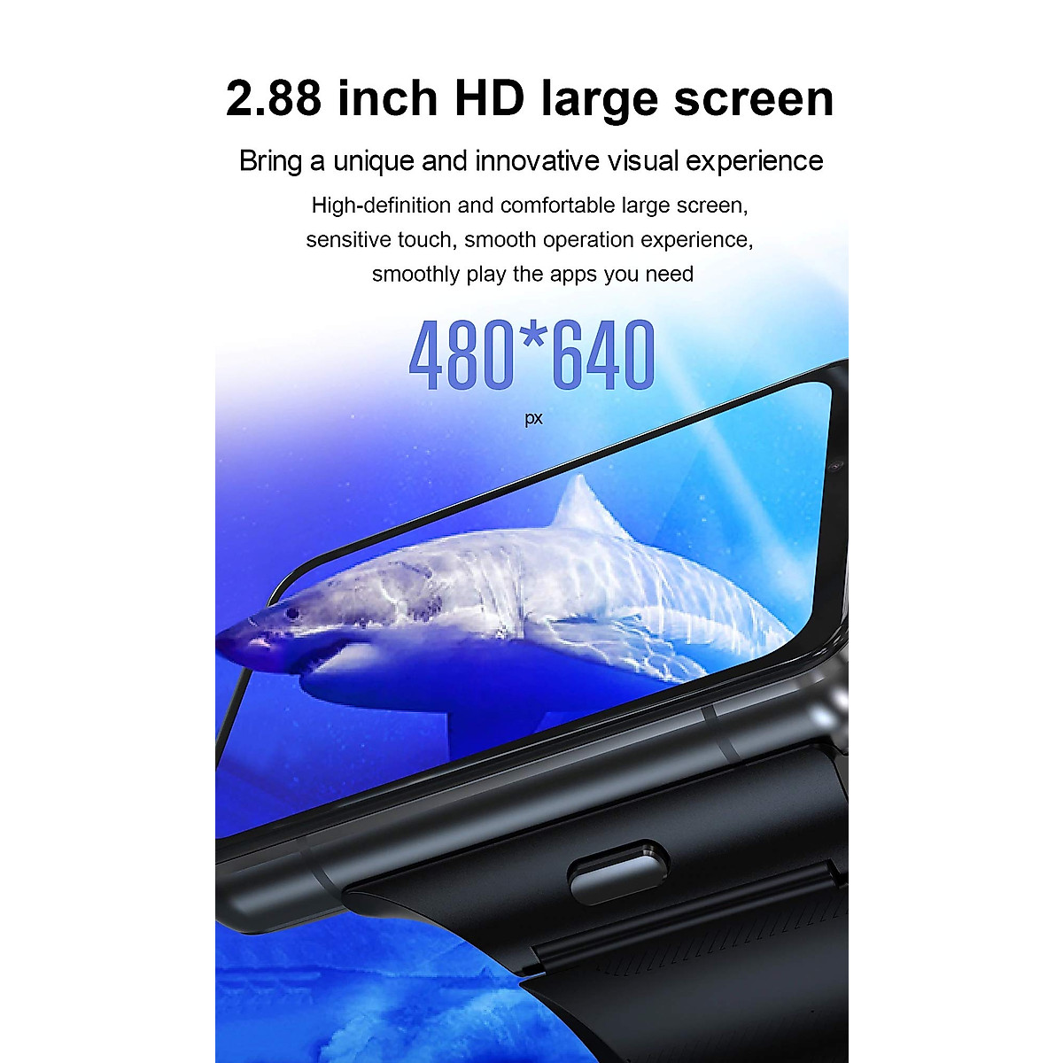 Rainbuvvy Smart Watch for Men, 4G Smartwatch for Android and iOS 2.88Inch Touch Screen Android 9.0 OS 4GB+64GB Activity Tracker with Face Unlock Dual Cameras WiFi GPS Detachable Band (Silver)