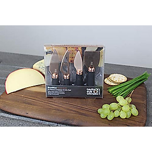Taylor's Eye Witness Cheese Knives, One, Rose Gold