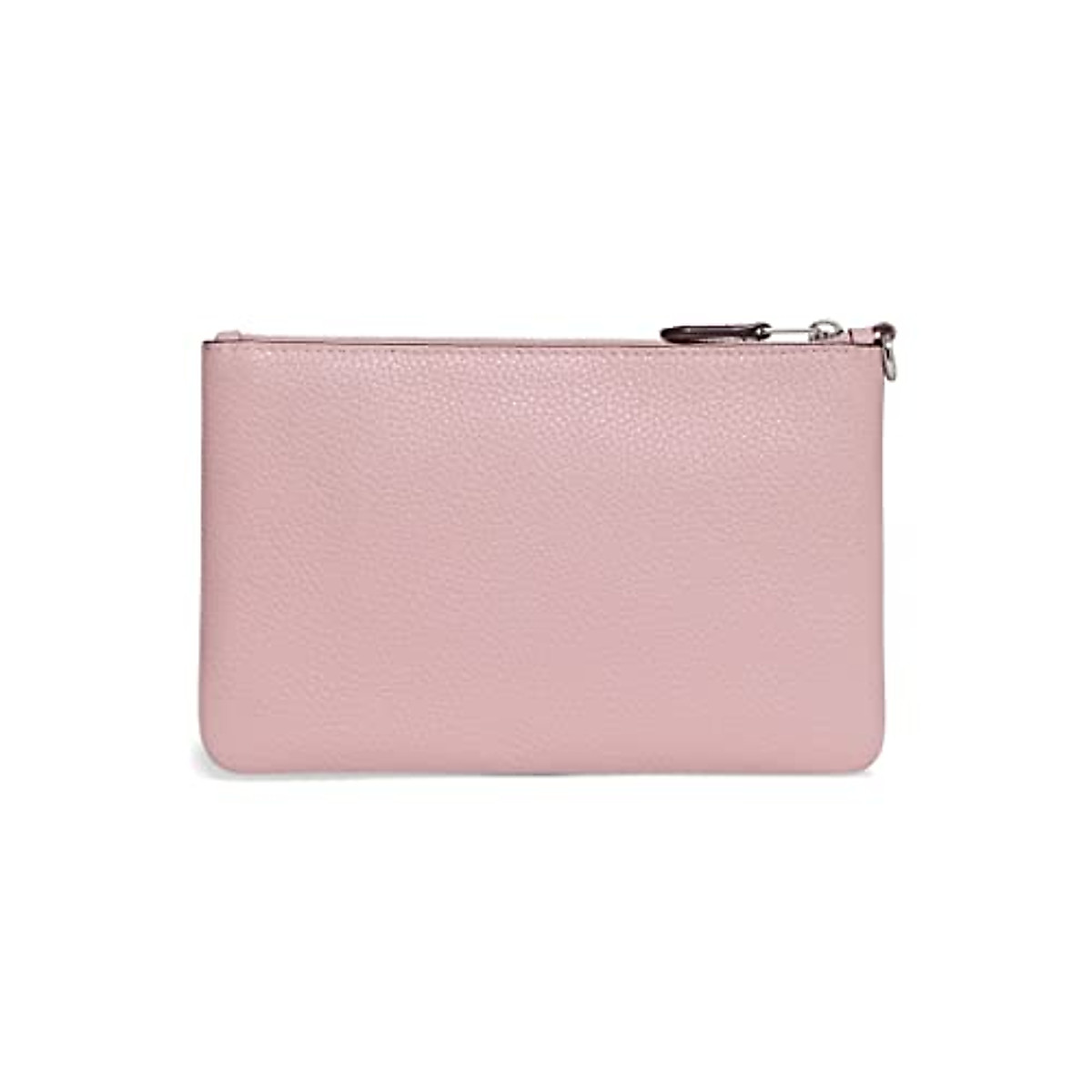 COACH Bunny Graphic Polished Pebble Small Wristlet Powder Pink Multi One Size