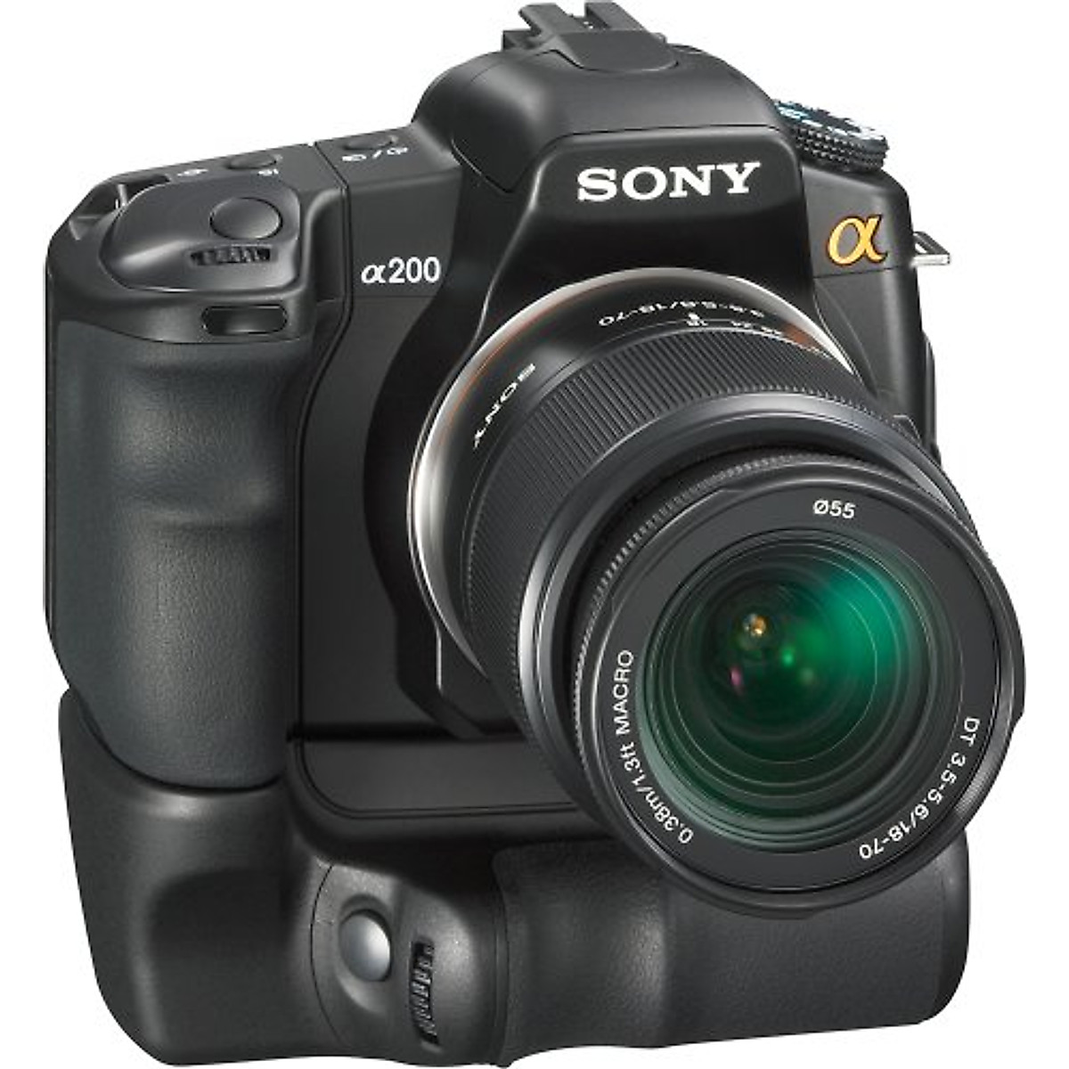 Sony Alpha A200K 10.2MP Digital SLR Camera Kit with Super SteadyShot Image Stabilization with 18-70mm f/3.5-5.6 Lens