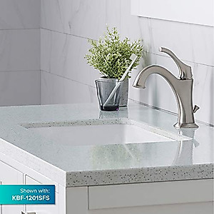 Kraus KCU-241 Elavo Bathroom Undermount Sink, 21 Inch, 24 Inch , White