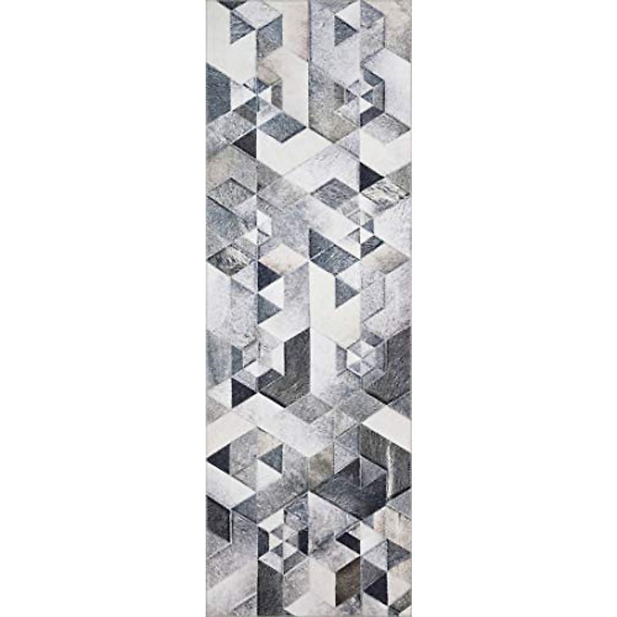 Loloi II Maddox Collection MAD-03 Grey/Ivory, Contemporary 5'-0" x 7'-6" Area Rug