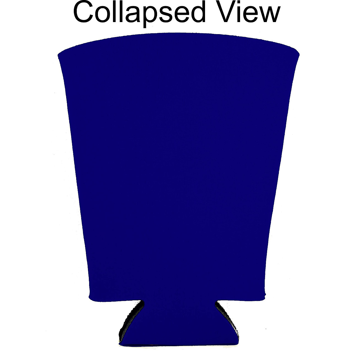 Blank Foam Pint Glass Coolie (6 Pack, Royal Blue)