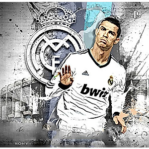 Skin Ps4 PRO - Cristiano Ronaldo Real Madrid - Limited Edition Decal Cover ADESIVA Playstation 4 Slim Sony Bundle