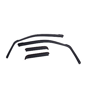EGR 573151 WindowVisor Dark Smoke 4-Piece in-Channel Tapeless Window Visors