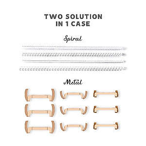 ELETIUO 13 Pack Filled Gold Metal Ring Guard with 4 Sizes Spirals,Invisible Ring Size Adjuster Set for Loose Rings,Ring Guard, Ring Sizer, Fit for Men and Women Rings,2 Styles (Gold+Transparent)