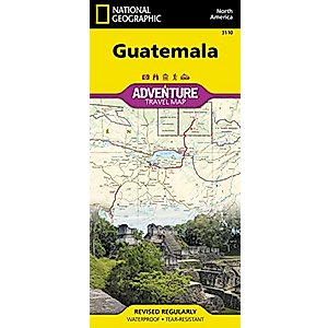 Guatemala Map (National Geographic Adventure Map, 3110)