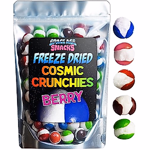 Premium Freeze Dried Candy - Berry Cosmic Crunchies Freeze Dried Candy Shipped in Box for Extra Protection - Space Age Snacks Freeze Dry Crunchies - Candy Dry Freeze Candy for All Ages (4 Ounce)