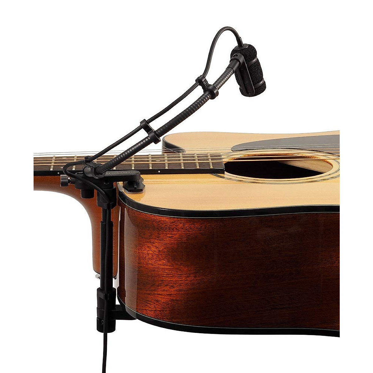 Audio-Technica ATM350GL Cardioid Condenser Instrument Microphone with Guitar Mounting System