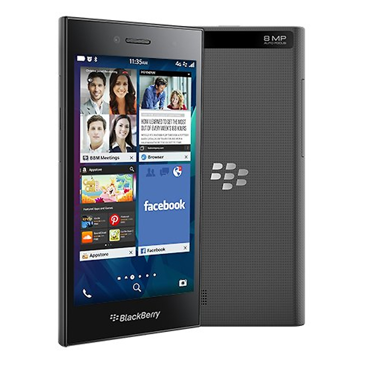 BlackBerry Leap 16GB Factory Unlocked GSM 4G LTE Smartphone - Shadow Grey