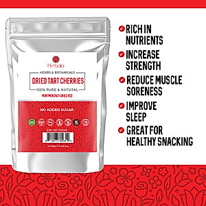 Dried Cherries Tart Cherry, 1lb. Montmorency Tart Cherries, Dried Sour Cherries Fresh, Montmorency Dried Tart Cherries, Dried Cherries, All-Natural Whole Sour Cherry 16 oz.