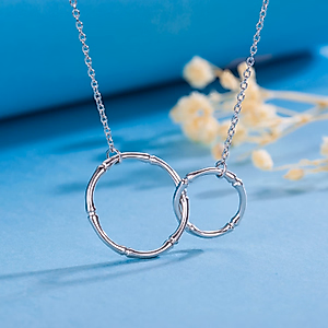 Annamate 925 Sterling Silver Necklace for Women, Thank You Gift, Teacher Appreciation Gift