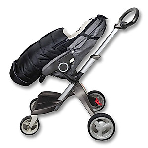 Cozy Baby Sleeping Bag Adaptable for Most Style Strollers,Comfortable Warm Coral Lining, Practical Design of Toddler Stroller Footmuff