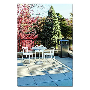 Safco Products 4-Piece Entourage Stack Chair Set, White