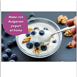 TEMPEHSTATION Bulgarian Starter Culture|This Pack of 2 Makes it Easy to Produce Large batches of Delicious bulgurian Yogurt(pack of 2 - total 4 sachets)