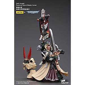 JoyToy Warhammer 40K Dark Angels Supreme Grand Master Azrael 1:18 Scale Action Figure