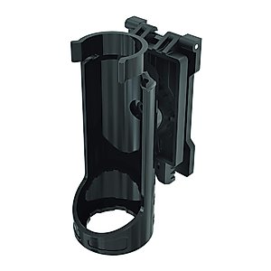 Smith & Wesson Adjustable Retention Flashlight Holster with 360° Rotation, Quick-Release Belt Clip and Adaptability for Security, Tactical and EDC