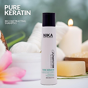 NIKA Fairy Silk- Pure Keratin Reconstructing Shampoo, 8.50fl X1