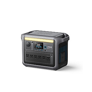 Anker SOLIX C1000 Portable Power Station, 1800W (Peak 2400W) Solar Generator, Full Charge in 58 Min, 1056wh LiFePO4 Battery for Home Backup, Power Outages, and Outdoor Camping (Optional Solar Panel)