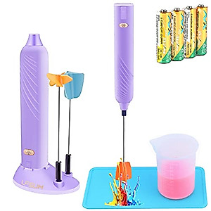 Resin Mixer, Handheld Battery Epoxy Mixer for Minimizing Bubbles, Epoxy Resin Mixer, Resin Stirrer for Resin, Silicone Mixing, DIY Crafts Tumbler