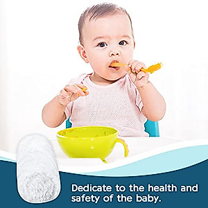 EASTARTIST Burp Cloths for Baby - 20" by 10" Ultra Absorbent Burp Cloth, Hand Washcloths, Newborn Towel - Milk Spit Up Rags - Burp Cloths for Unisex,Boy, Girl-Burp Cloths Set(White,8 Pack)