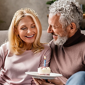 CIEHER Birthday Tiara,Birthday Headband for Women Girls,Queen Crown,Birthday Girl,Tiaras and Crowns for Women,Crown for Girls,Happy Birthday Party Accessories Supplies Favors,Gift-Gold