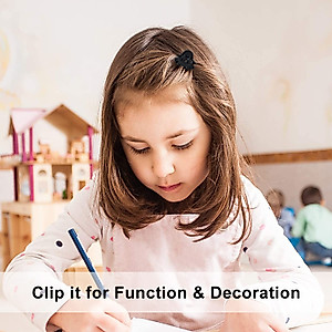 MAORULU Hair Clip, Small Hair Clips for Women Girls Kids, Tiny Non-slip Hair Claw Clips for Thin/Medium Thick Hair, 1.5 Inch Mini Hair Jaw Clips, 10 Colors Matte Octopus Clip with Gift Box