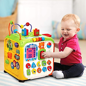 VTech Ultimate Alphabet Activity Cube, Green, 12 months to 60 months, 1 piece