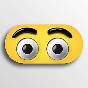 KCD VR Headset Controller Decal Sticker -Front Eyes Skin - Yellow Cartoon Character