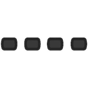 DJI Osmo Pocket - Set of 4 ND Filters (ND4, ND8, ND16, ND32) for Camera Lens, HD Photos, Light-reducing Materials, Magnetic Design, Easy to Change, Compatible with DJI Osmo Pocket, Black