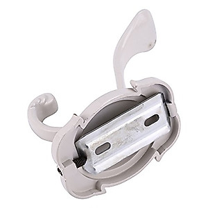 Fdit Bathroom Retro Zinc Alloy Wall Mounted Hooks Towel Clothes Coat Hat Door Hooks Wall Mounted Coat Hanger(Ivory White)