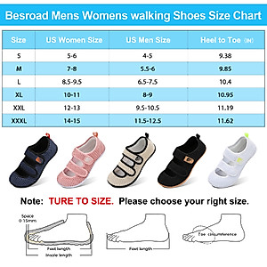 Besroad Women's Diabetic Shoes Extra Wide Orthopedic Walking Shoes with Adjustable Closure Therapeutic Slip-on Shoes for Swollen Feet All Black 7-8 Women/5.5-6 Men