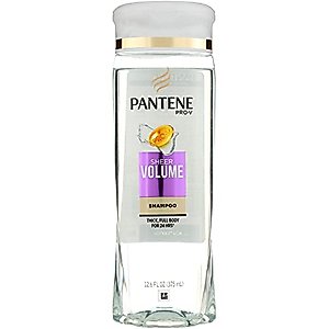 Pantene Pro-V Sheer Volume Thick, Full Body Shampoo 12.6 oz (Pack of 2)