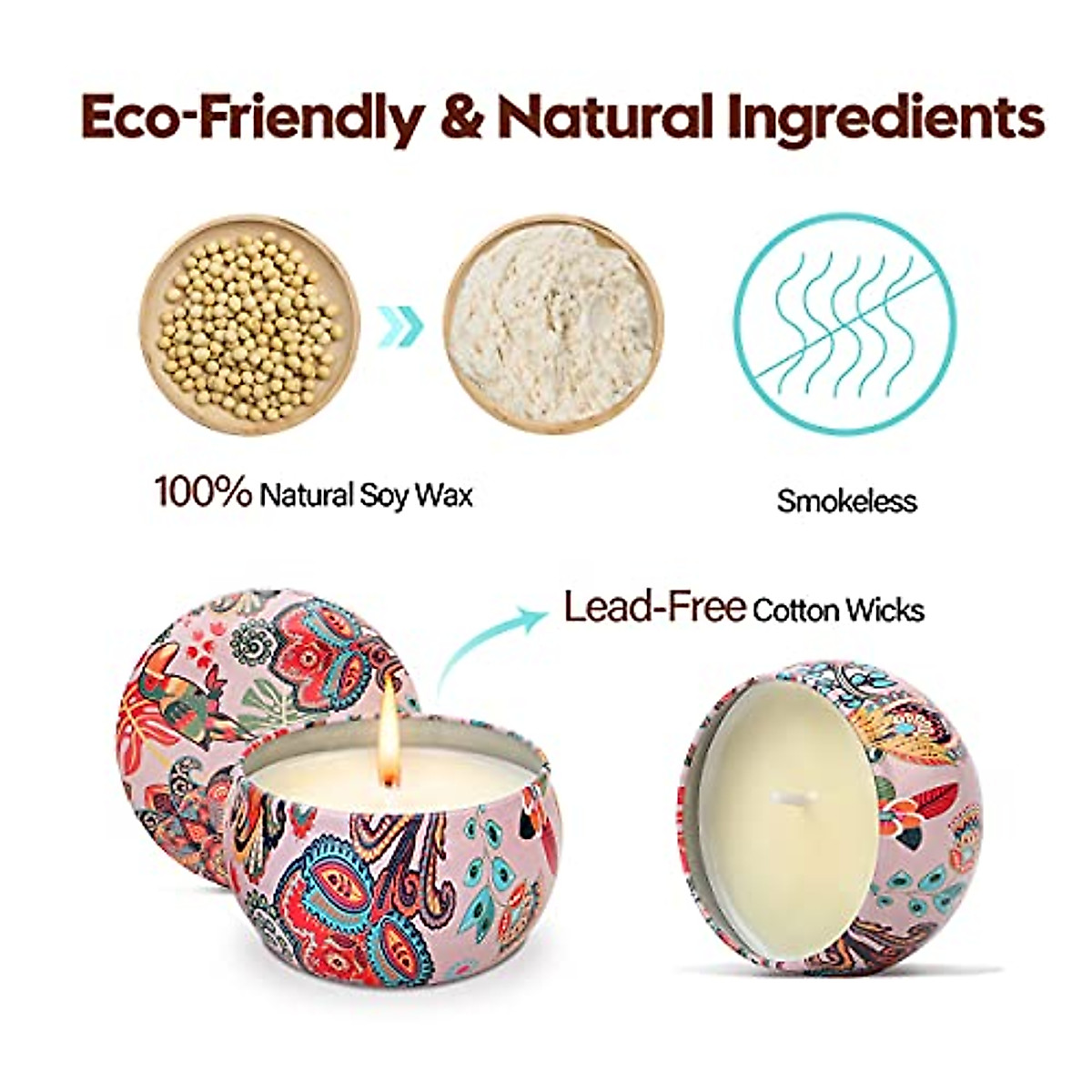 Mother's Day Gifts for Women Candles Set of 12, Primevolve Home Scented Aromatherapy Candles with Fragrances, Gift Boxed for Present Candlelight Dinner Spa Bath