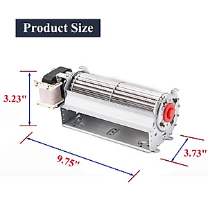 Criditpid GZ550 GZ552 EP62-1 Replacement Fireplace Blower Fan for Continental, Napoleon Fireplaces, Rotom R7-RB59, R7-RB61, GZ550-1KT Fireplace Blower for Napoleon bgd36ntr, b36ntr, b36ptre Fireplace
