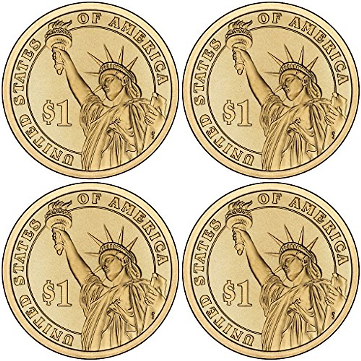 2007 P 2007-2020 40 Coin Presidential Dollar Complete Set Uncirculated