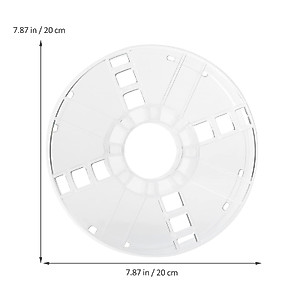 DOITOOL 3D Printer Filament Reusable Spool 3D Printer Accessories Hollow Bobbin 1kg Spool Filament Reel Parts, 7.87 x 7.87 x 2.56 inch