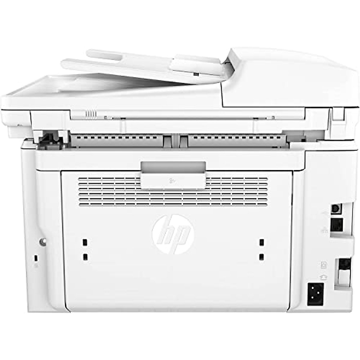 HP Laserjet Pro MFP M227fdn All-in-One NFC Ethernet Monochrome Laser Printer, White - Print Scan Copy Fax - 30 ppm, 1200 x 1200 dpi, 8.5 x 14, 35-Sheet ADF, Auto 2-Sided Printing, Cbmou Printer Cable