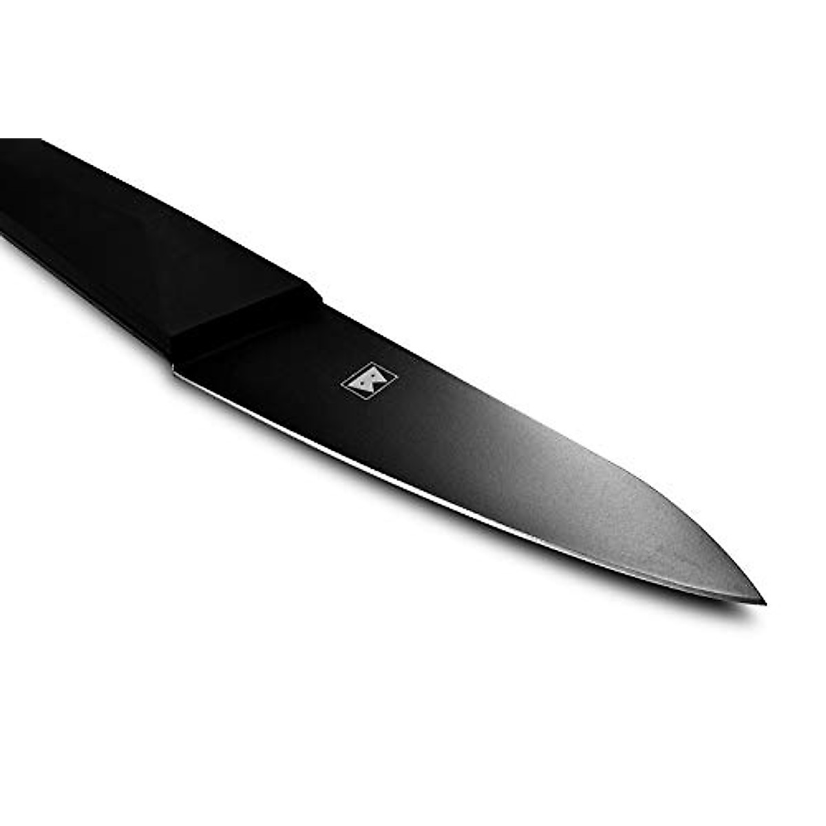 Seki Japan Via Kitchen Japanese Utility Paring Knife, Molybdenum Steel Fruit Knife, TPR & ABS Handle, 100 mm (3.9 in)
